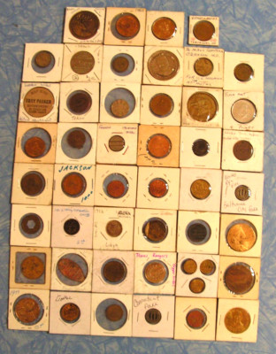 Large Lot of 48 Tokens Coin Collection | eBay