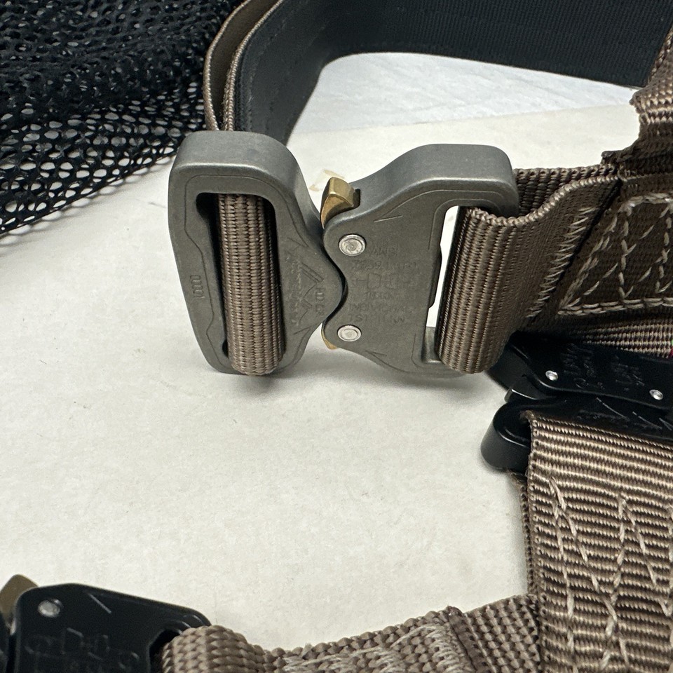 NEW Yates 319CPJ Tactical SFPJ Rappel Belt Medium Terra W/ Cobra ...