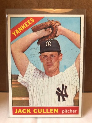 1966 TOPPS BASEBALL JACK CULLEN #31 NEW YORK YANKEES | eBay