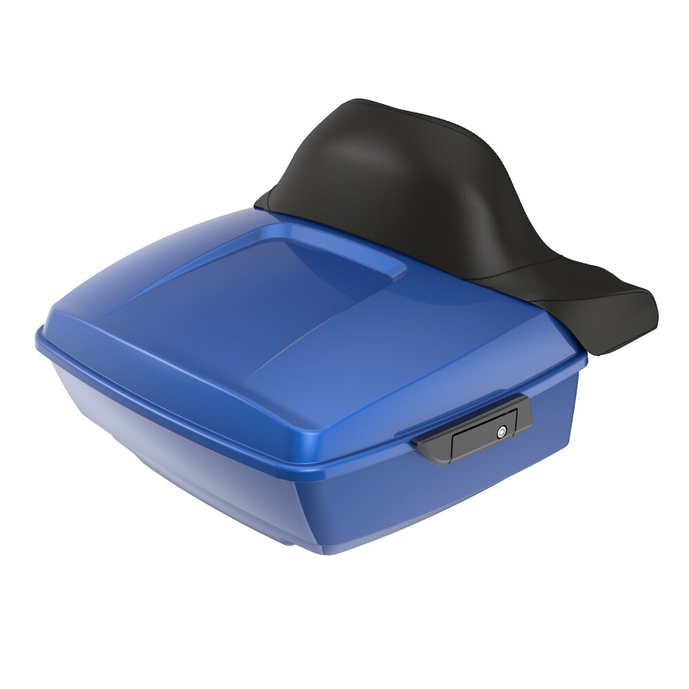 Springfield Blue King Tour Pack Fits Indian Chief/Roadmaster/Challenger ...