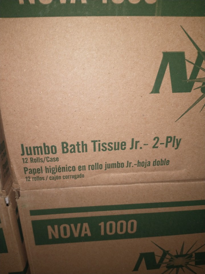 Nova 1000 Bathroom Tissue Jumbo Jr. (10) case in stock | eBay