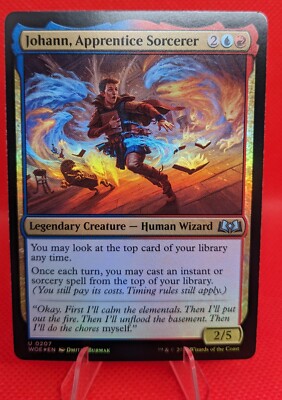 MTG Johann, Apprentice Sorcerer Foil 207 Wilds of Eldraine Magic | eBay