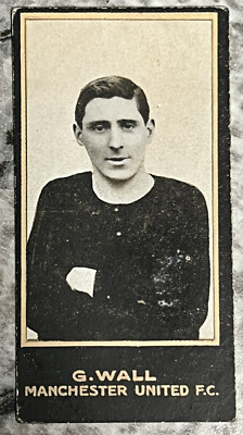 1912 Smith's Footballers Tobacco Dark Blue Back George Wall Manchester ...