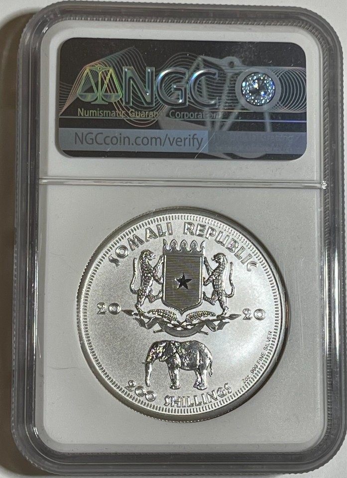 2020 Somalia Silver 200 Shillings -Donald Trump UHR PF-70UC FDOI NGC ...