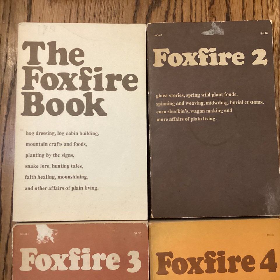 Foxfire Books Set 1-4, 6-7 Paperback Vintage Eliot Wigginton Folk ...