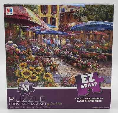 MB Puzzle "Provence Market" Easy To Pick Up 300 Piece Jigsaw Puzzle by ...