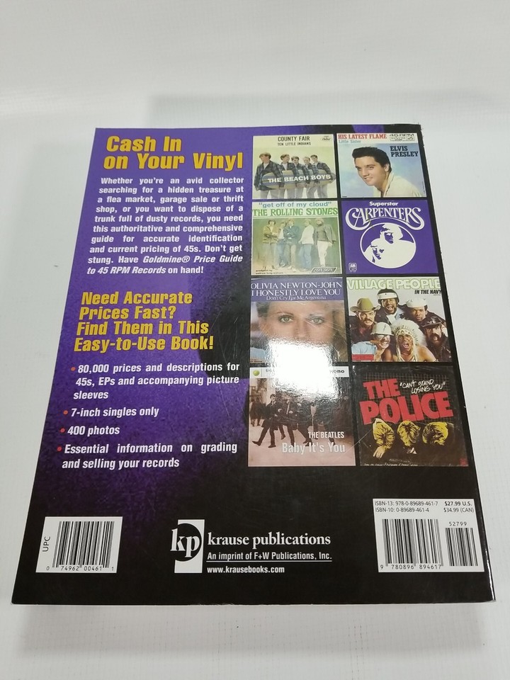 Goldmine Price Guide to 45 RPM Records, 6th Edition by Neely (Paperback ...