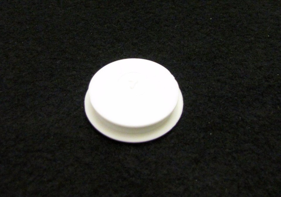 Single White Piggy Bank Rubber Stoppers / Plugs Sizes for Holes Between ...