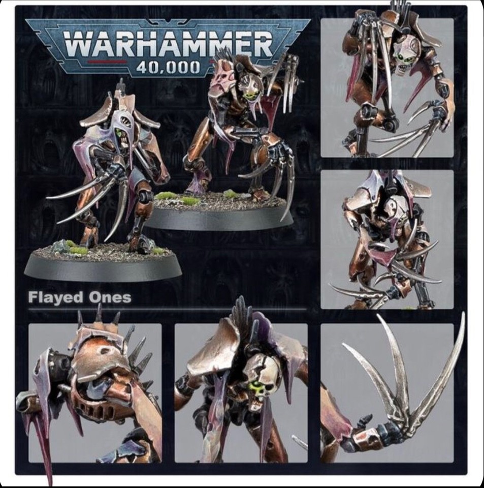 Necron Flayed Ones - Elite Squad for Warhammer 40,000 new on sprue | eBay