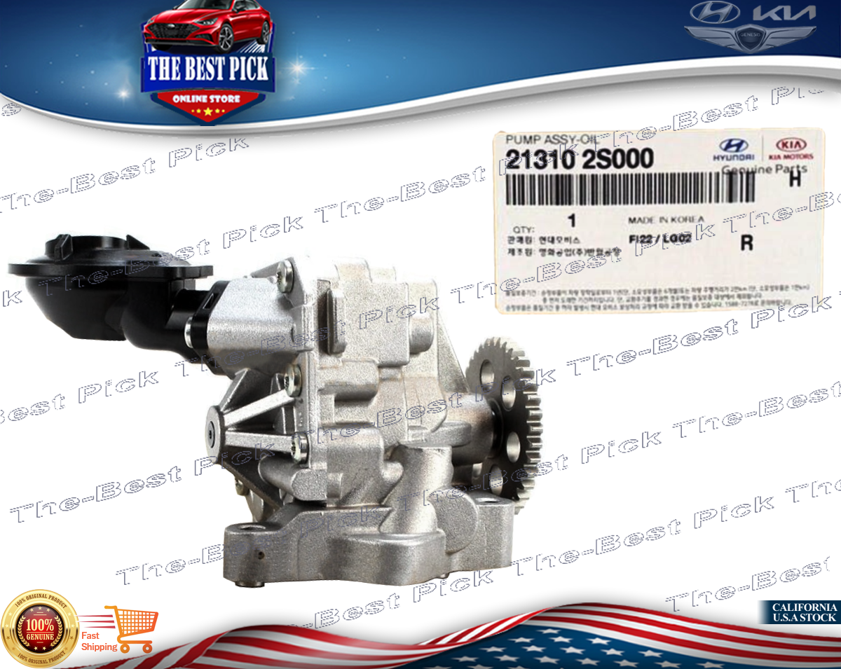 ⭐GENUINE⭐ 2.5L Engine Oil Pump Hyundai Sonata Santa Fe | Kia K5 20-23 ...