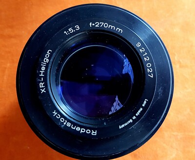 Rodenstock XR Heligon 5,3 270mm Objectif - Emballage - Classic-Camera ...