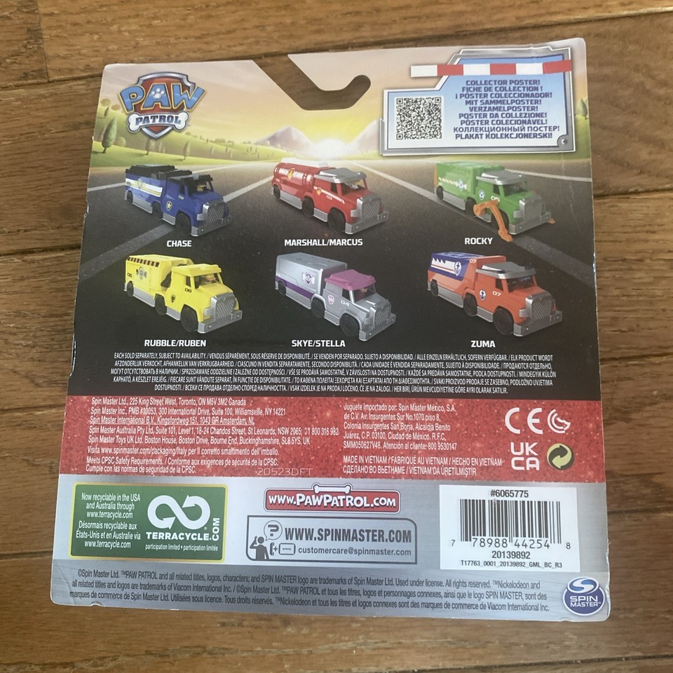 Paw Patrol -BIG TRUCK PUPS- Chase Big Rig True Metal Vehicle NEW TOY ...