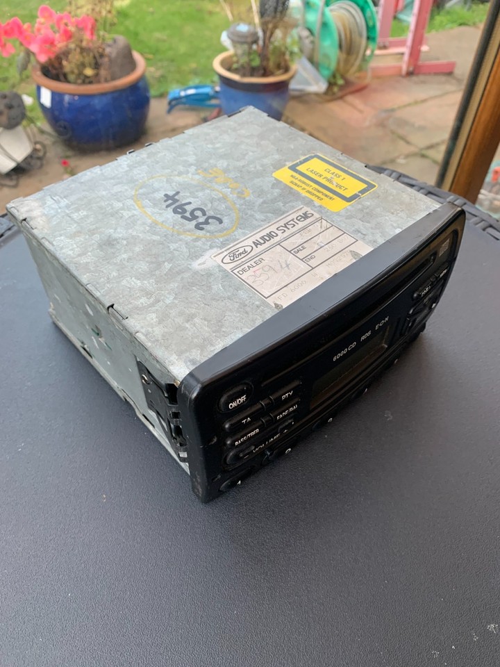 FORD TRANSIT MK6 6000CD RDS RADIO CD PLAYER WITH CODE | eBay UK