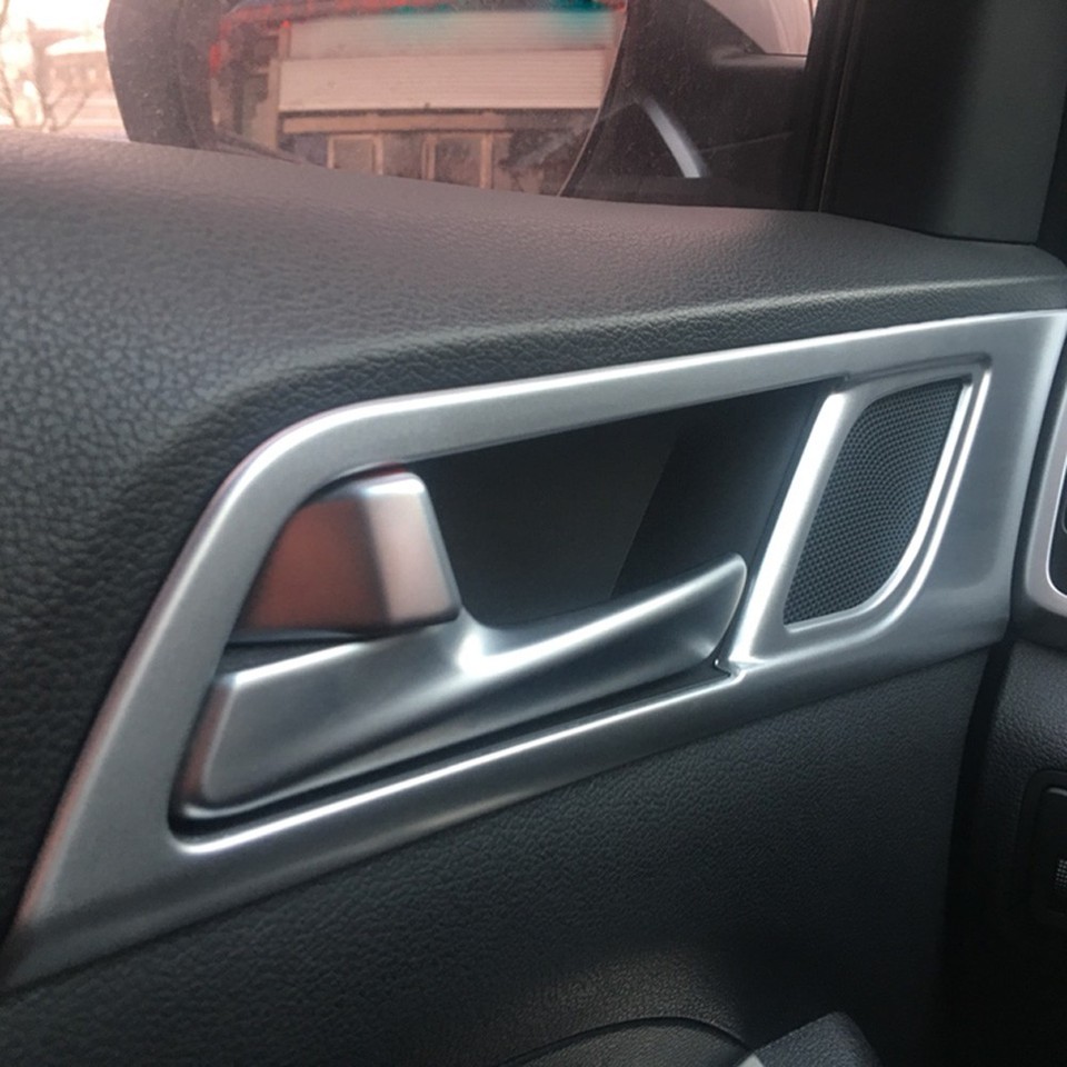 For Hyundai Tucson 2016-2021 Carbon Fiber Inside Door Handle Bowl Cup ...