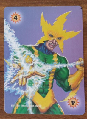 ELECTRO CARD 1995 MARVEL OVERPOWER CARD GAME | eBay