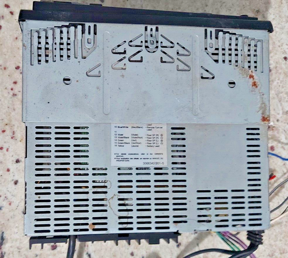 Old School Vintage Alpine TDM-7534S Tape Deck Cassette AM FM Radio ...