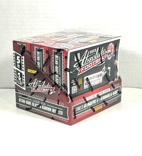 2023 PANINI ABSOLUTE FOOTBALL FACTORY SEALED HOBBY BOX IN HAND READY TO ...