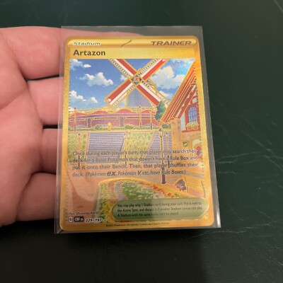 Artazon 229/197 Obsidian Flames Full Art Secret Rare Gold Pokémon TCG ...