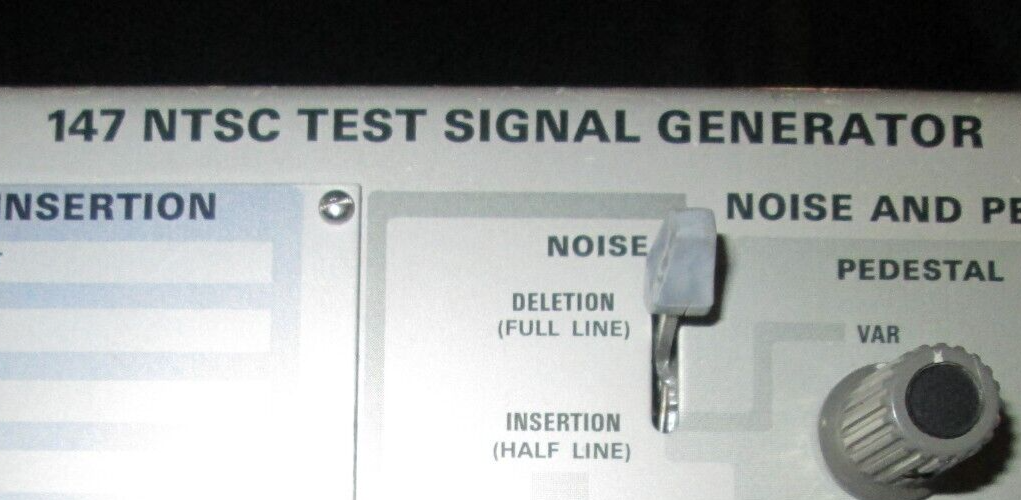 Tektronix 147 NTSC Test Signal Generator | eBay