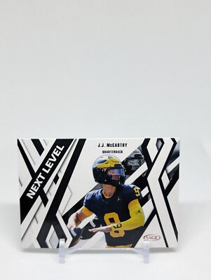 2024 SAGE🔥JJ MCCARTHY🔥MINT?!🔥NEXT LEVEL🔥MICHIGAN/VIKINGS🔥ROOKIE RC🔥📈 | eBay