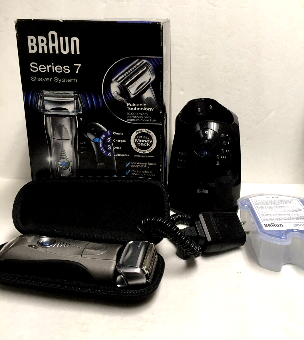 Braun Series 7 790cc Rechargeable Electric Shaver - Silver for sale ...