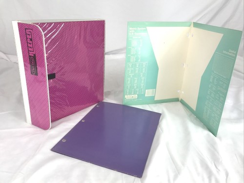 VINTAGE Keeper Binder Pen-Tab Notebook Hot Pink Saved By The Bell 90s ...