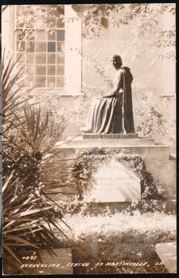 ST MARTINVILLE LA Evangeline Tomb Statue Vintage RPPC Postcard Old ...