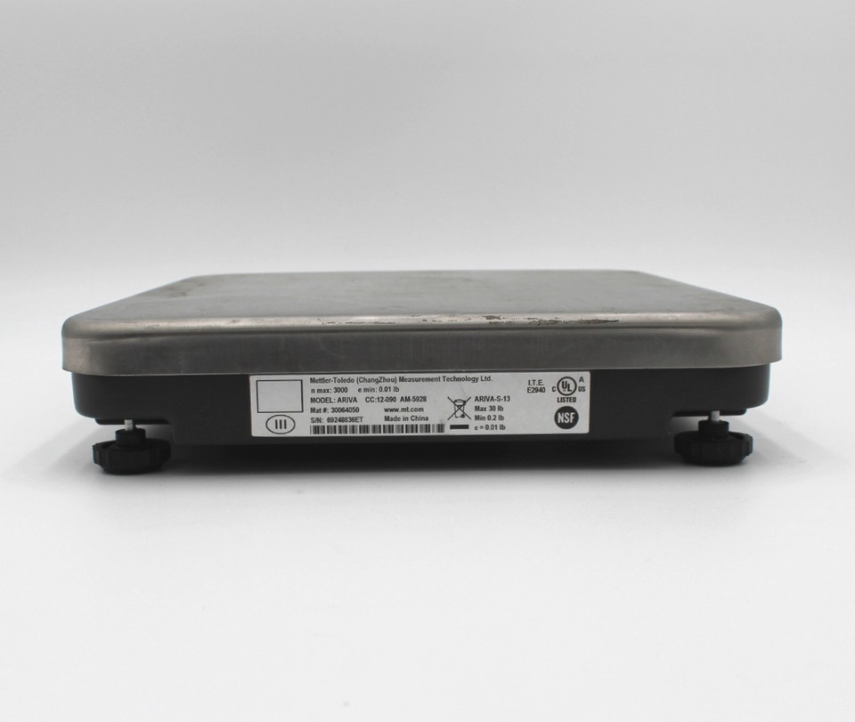 Mettler Ariva S-13 Shipping Scale *Power Adapter And Display Not ...