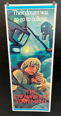 original 1970 THE STRAWBERRY STATEMENT Movie Poster 14 x 36 | eBay