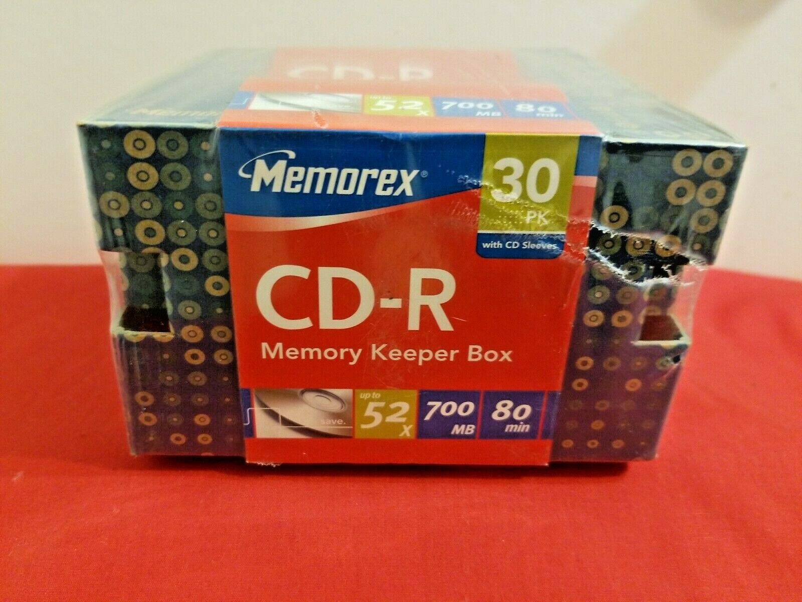 Memorex CD-R 30 Pack Memory Keeper Box | eBay