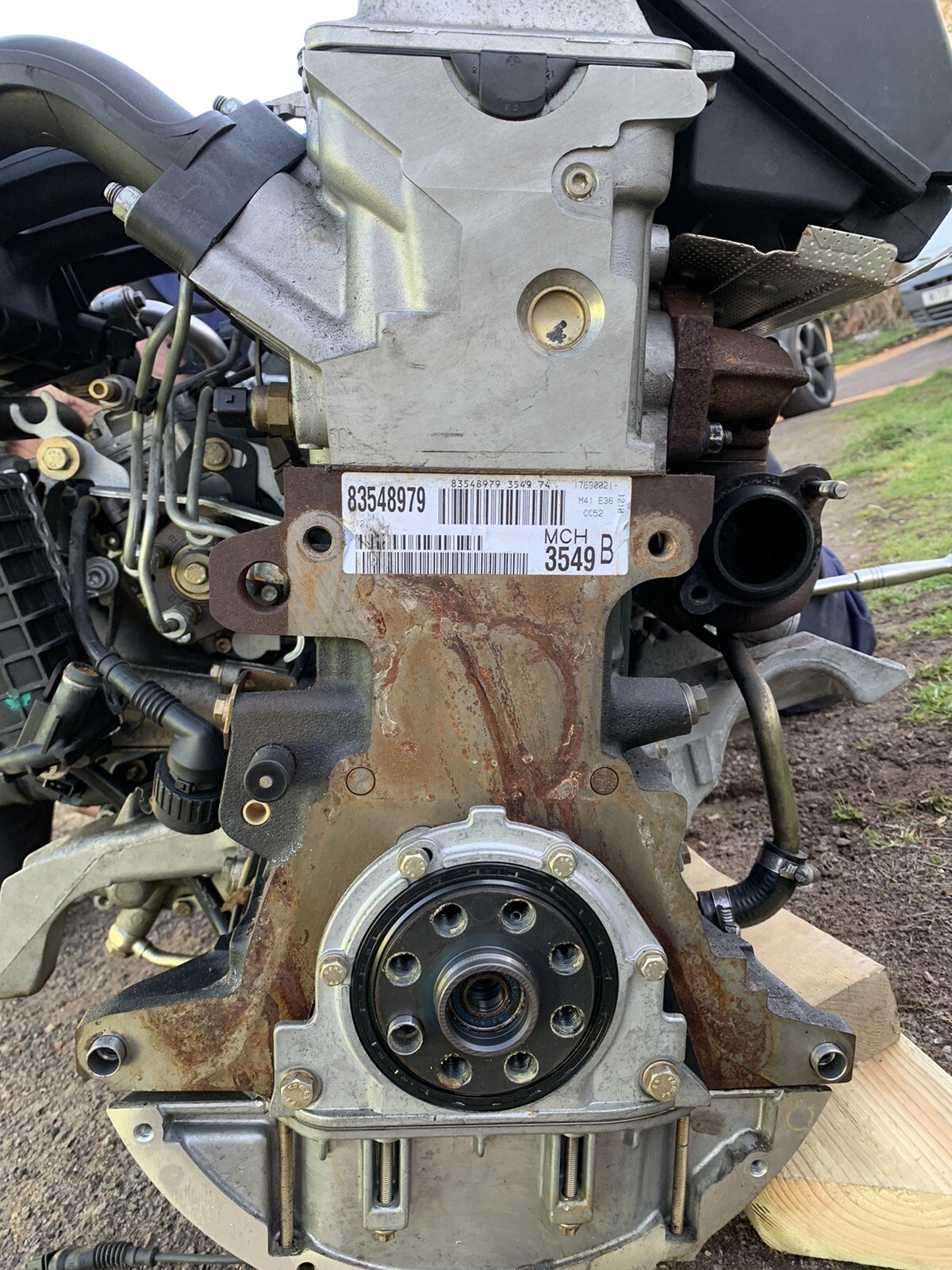 BMW E36 318 TDS M41D17 1.7 M41 Complete Engine & Turbo *Ultra Low Miles ...