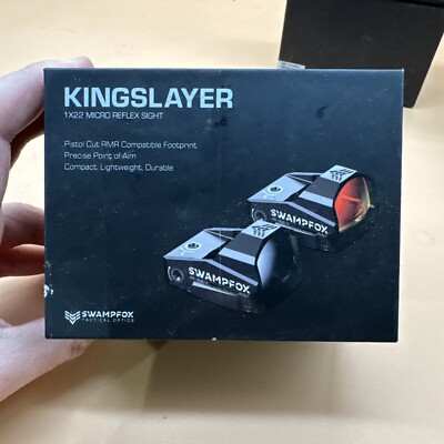 SWAMPFOX Kingslayer 1x22 Micro Pistol Cut Reflex Red Circle Dot - 0KS00122-RC 889157000916 | eBay