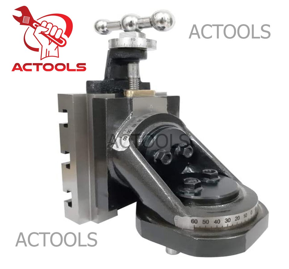 Lathe Milling Vertical Slide Swivel Base 4" x 5" With Self Centering ...