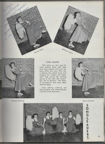 1956 Bothell High School Yearbook, Cougar, Bothell, Washington | eBay