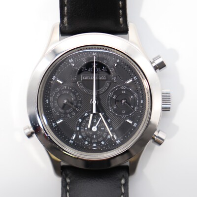 1990s Shellman GRAND COMPLICATION Black Quartz Watch | eBay
