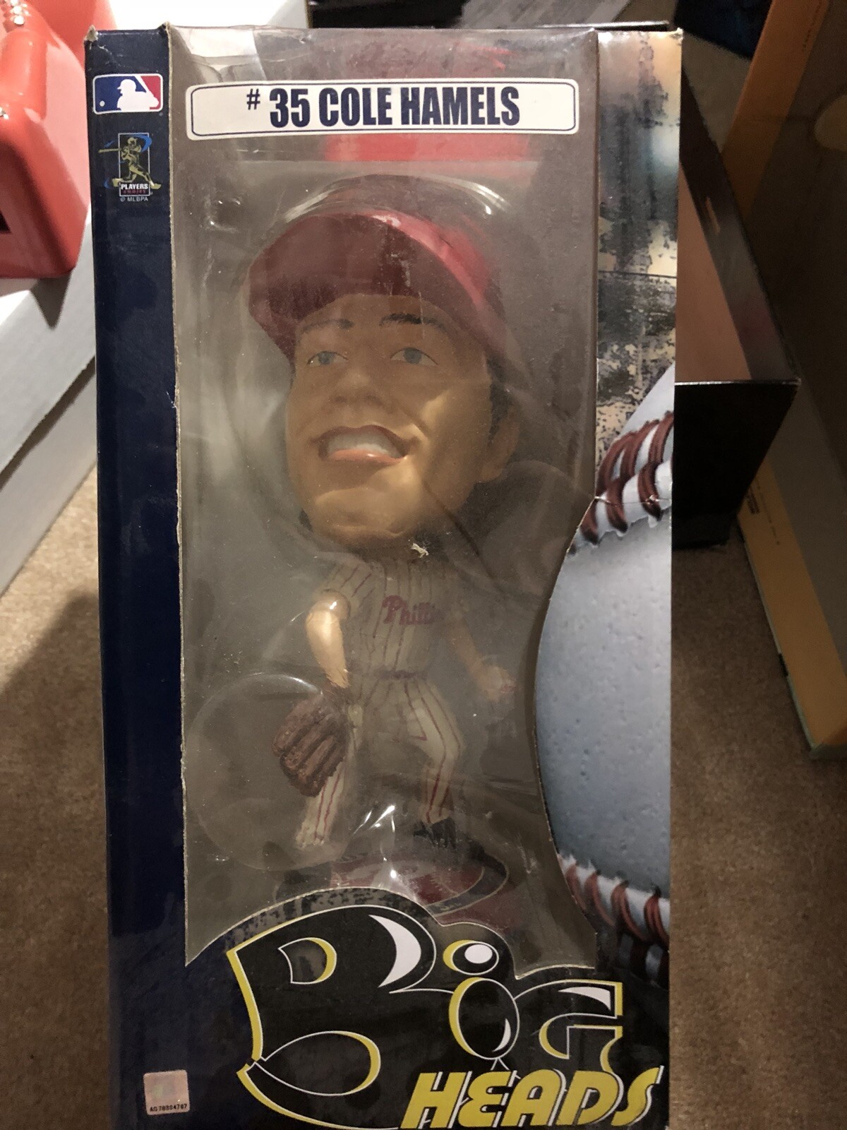 Cole Hamels Philadelphia Phillies Big Head Bobblehead In Original Box ...
