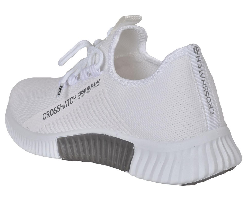 Crosshatch Mens Trainers Running Sports Lace up Lightweight Sneaker Gym ...