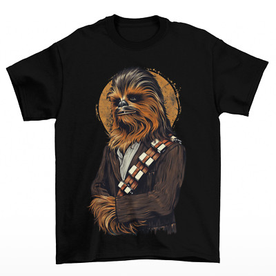 Chewbacca Moon T-Shirt Mens Unisex Star Wars Chewie Han Solo Jedi Sith ...