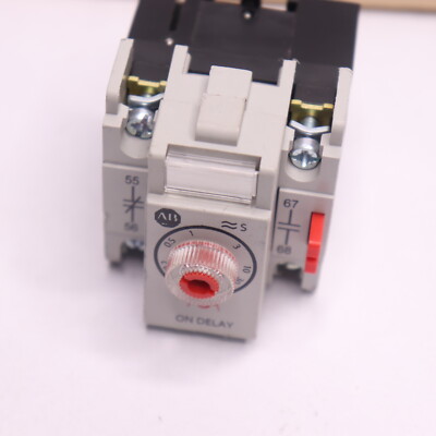 Allen Bradley Pneumatic Timer On Delay 0 .1-180 SEC 10 AMP 300 VAC 1 NO ...