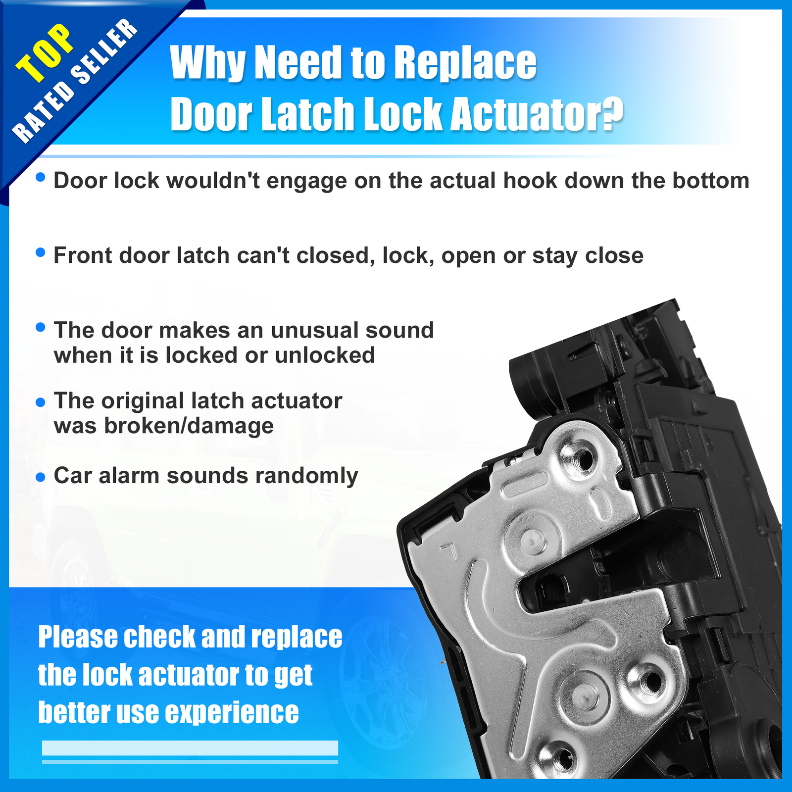 Pack of 1 For Hyundai Elantra Front Left Door Lock Latch Actuator 81310 ...