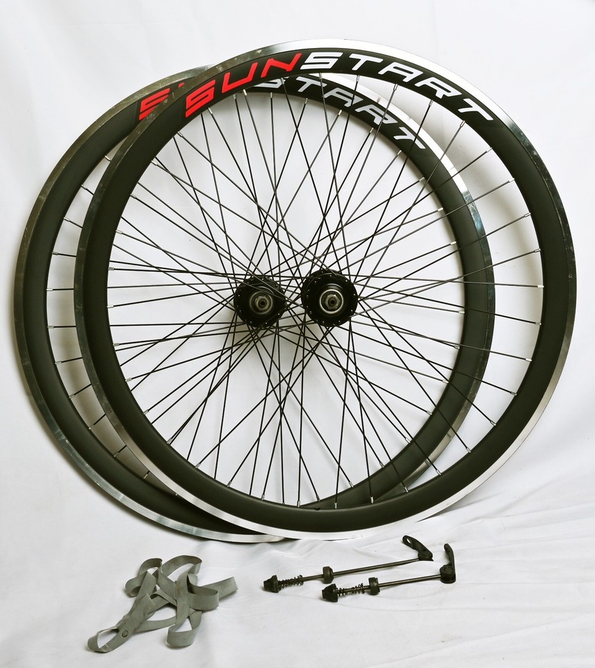 700C Road Bike Wheel Disc/Rim Brake with Bearing Alloy Hub 40Mm Depth ...