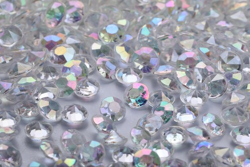 2000 pcs/Pack Wedding Table Scatter Confetti Crystals Acrylic Diamonds ...