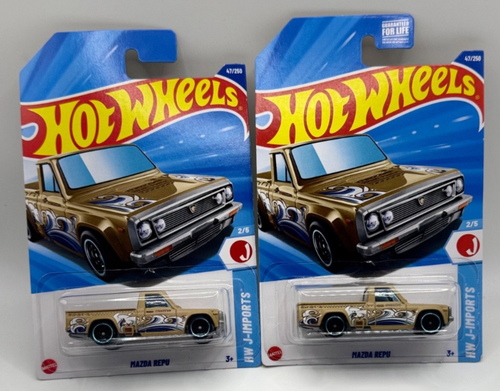Hot Wheels Mazda Repo lot of 2 (pick-up Truck) Hw J-Imports | eBay