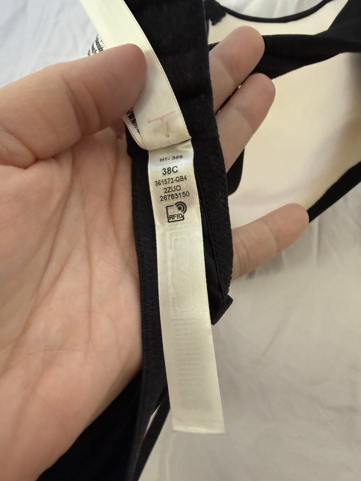 Pink Victoria’s Secret Wear Everywhere Wireless Bra Lightly Lined Black ...