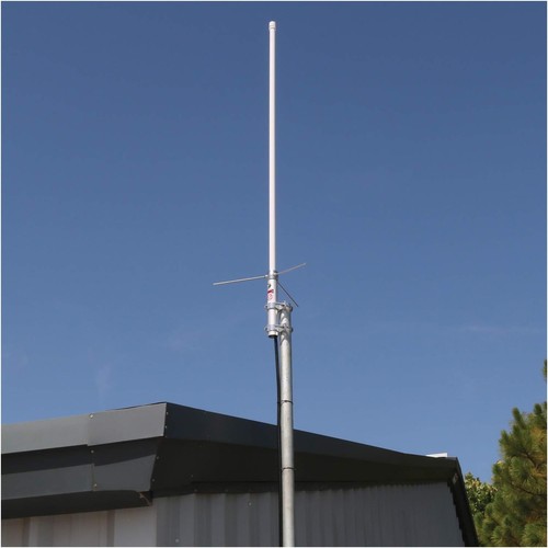 Tram Dual Band Vertical Base Antenna UHF VHF High Gain Fiberglas Ham ...
