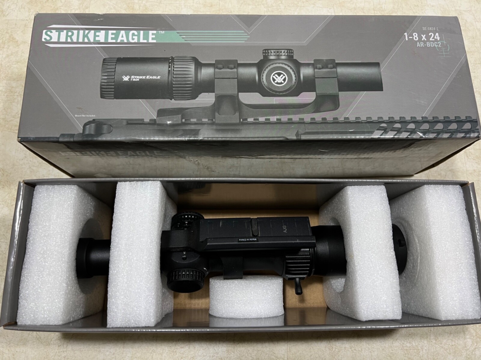 Vortex SE-1824-1 Strike Eagle 1-8x24 AR-BDC2 Reticle Riflescope for ...