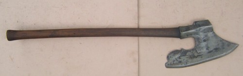 A FINE EARLY 16TH/17TH CENTURY EUROPEAN (GERMAN?) FELLING AXE, ca. 1550 ...