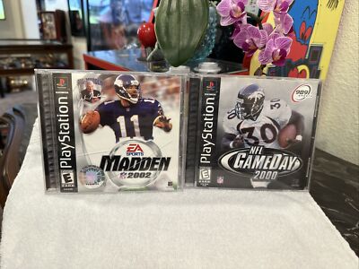 Madden NFL 2002 Sony PlayStation 1 2001 CIB Complete Video Game PS1 LOT ...