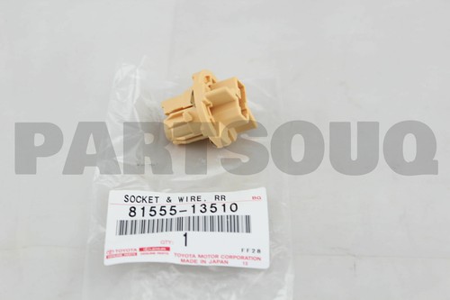 8155513510 Toyota SOCKET & WIRE SUB-ASSY, REAR COMBINATION LAMP, RH/LH ...