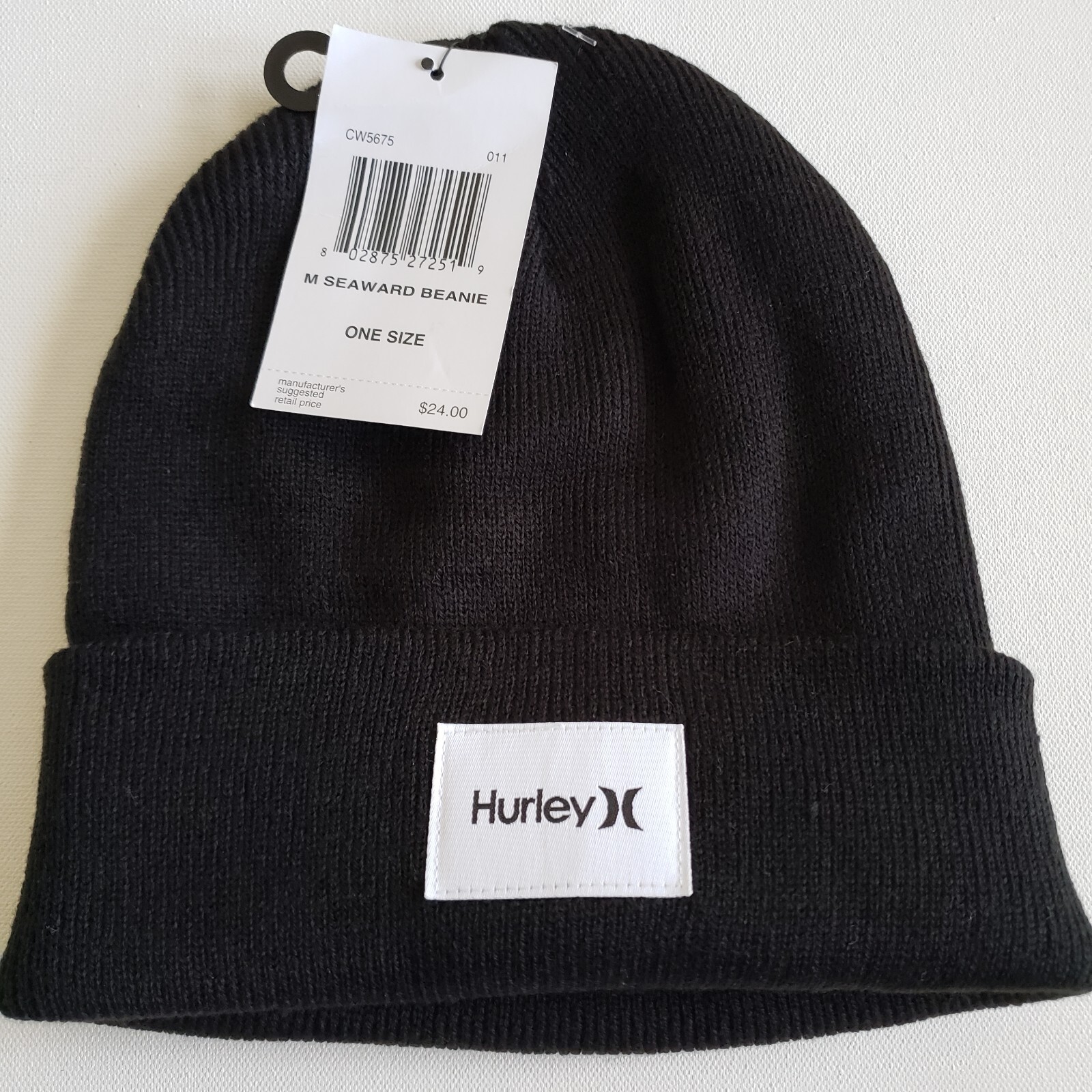 Hurley Seaward Beanie - Black New with tags | eBay